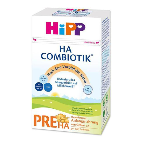 Hipp German stage Hypoallergenic PRE (HA PRE) infant formula 0+ months ...